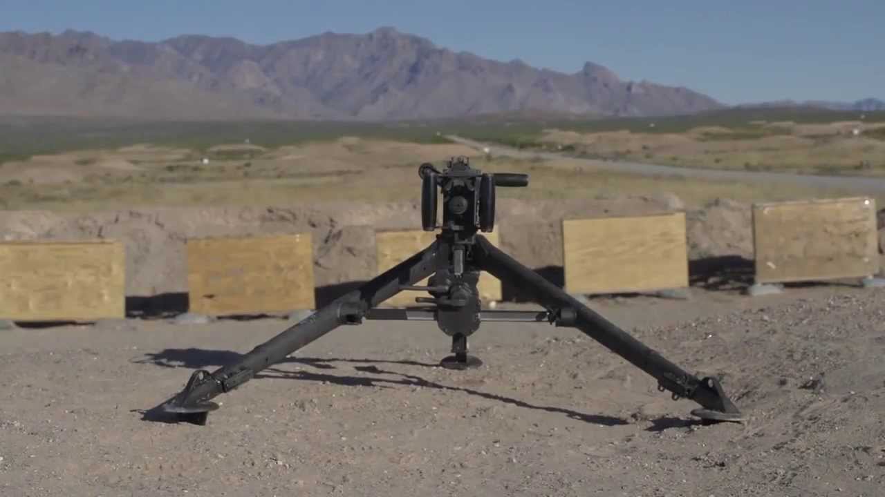 The M205 Lightweight Tripod for M2HB Heavy Machine Gun - YouTube