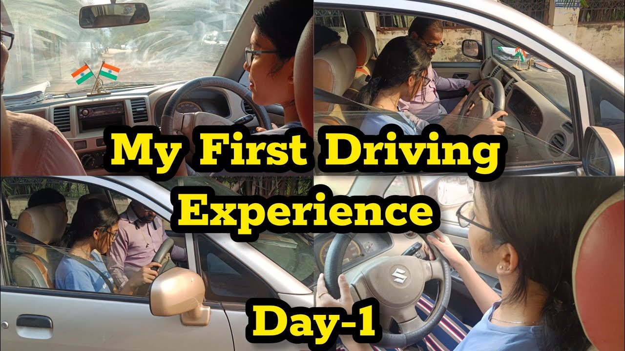 How to drive car in first attempt || My First Driving Experience ...
