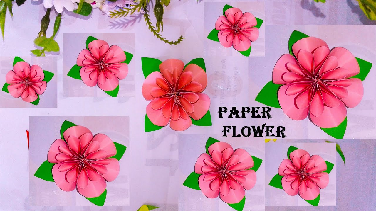 How to make a DIY Paper Flower / Origami Paper Flower / Easy Paper ...