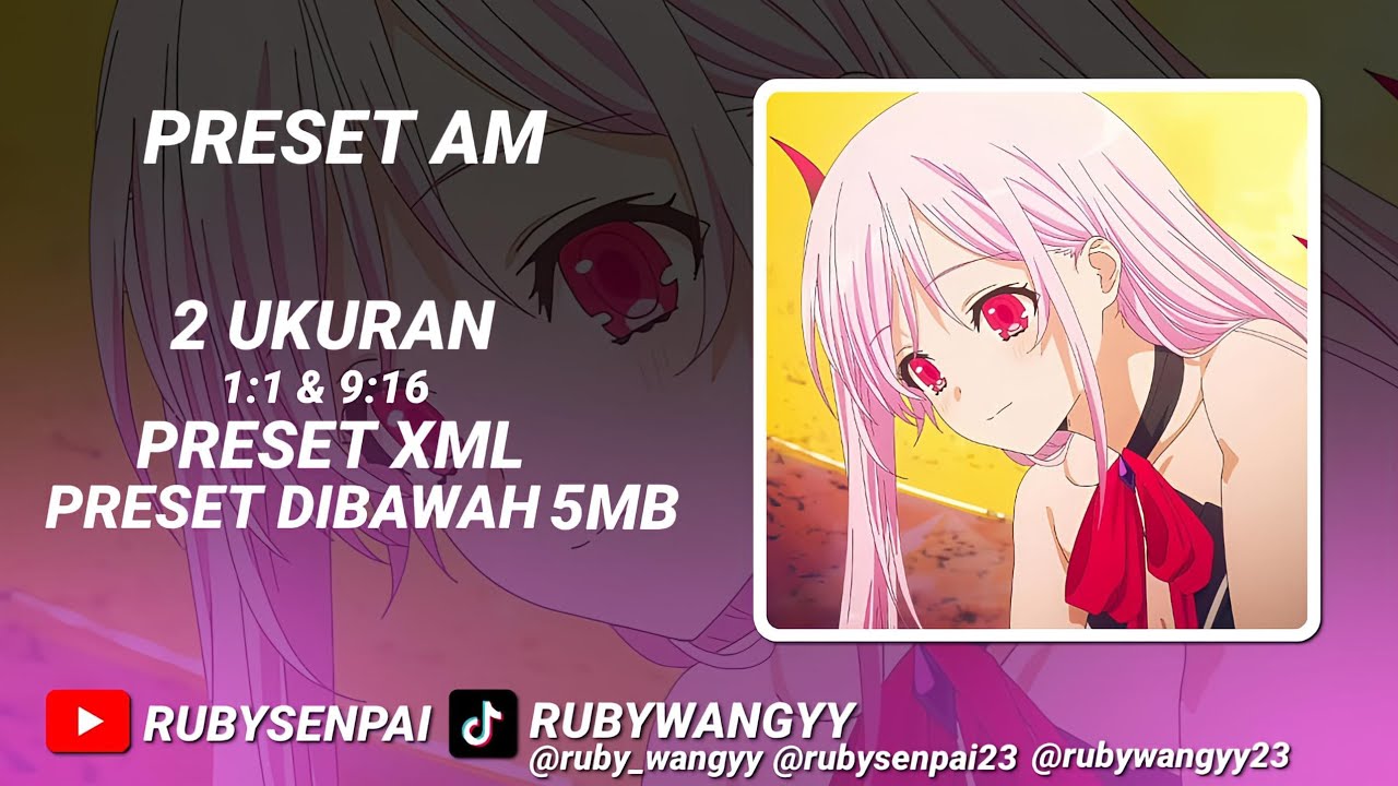 PRESET AM 🧃// XML & 5MB || 2 UKURAN || DJ MELODY CHAMMAK CHALLO - YouTube