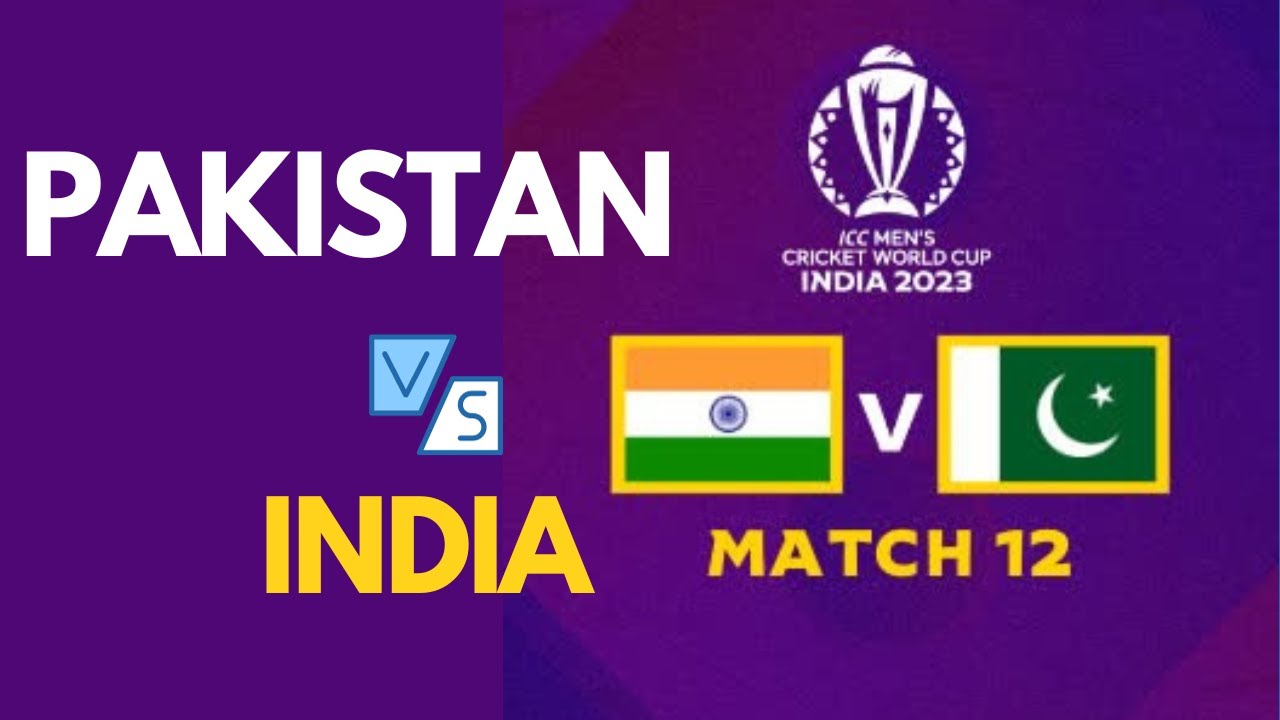 Live Cricket Match Pakistan With India, Live Score, ICC World Cup 2023 ...