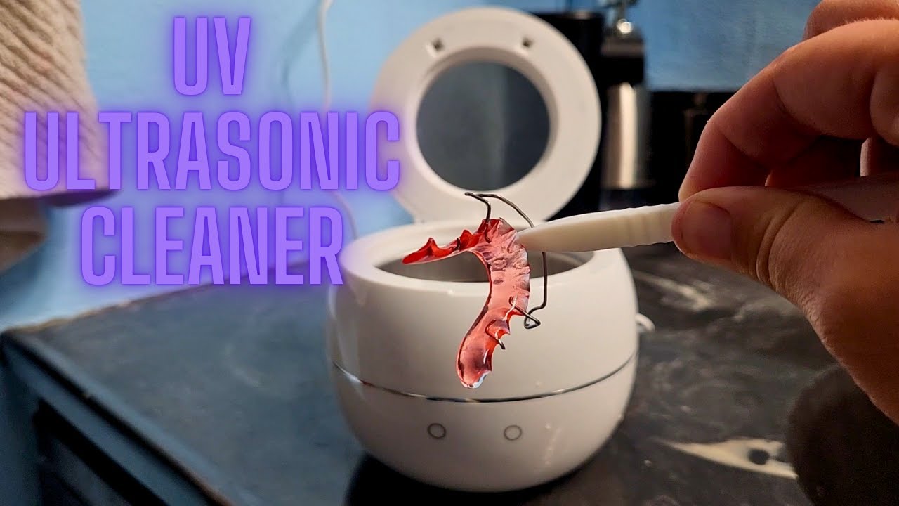 Ultrasonic cleaner that is perfect for cleaning my retainers - YouTube