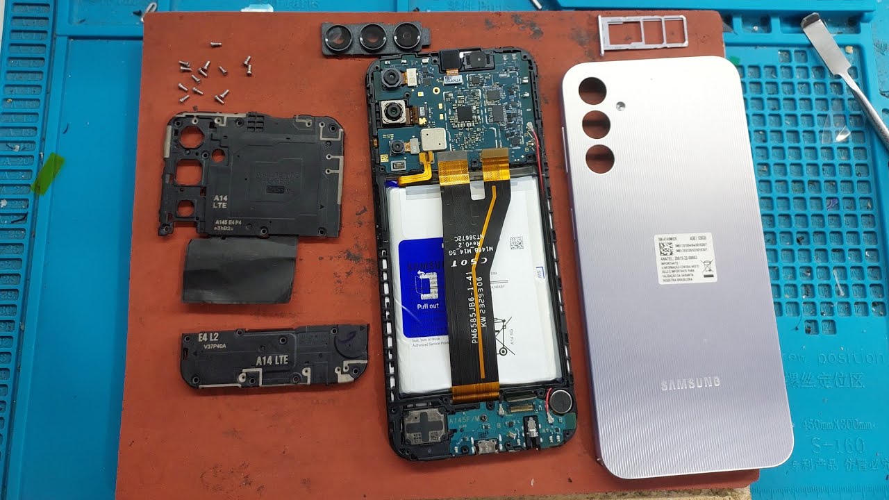 Como ABRIR e DESMONTAR o Samsung Galaxy A14.(SM-A145M/DS) - YouTube