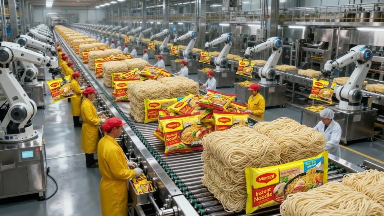 How Your Favourite MAGGI Is Made – Step-by-Step Factory Process - YouTube