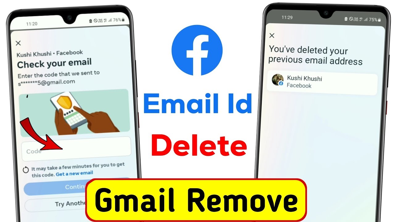 Facebook gamil remove problem 2024 l facebook email remove problem l fb ...