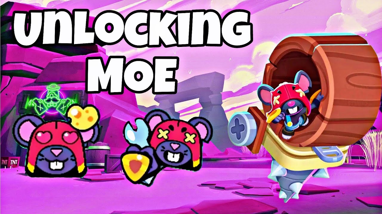Unlocking New Brawler : Moe 🐀 - YouTube