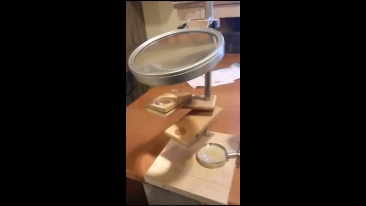 DIY microscope 1 - YouTube