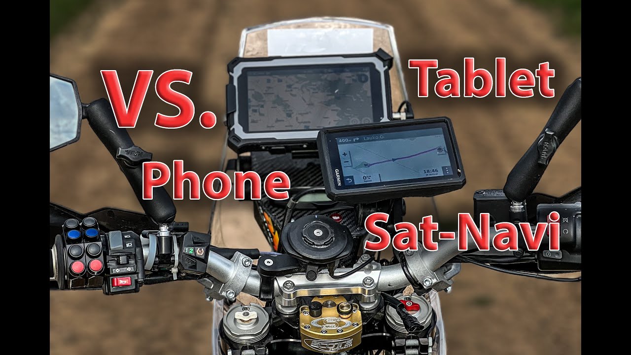 Moto navigacija: telefonas vs sat-navi vs tablet | adventuristai - YouTube