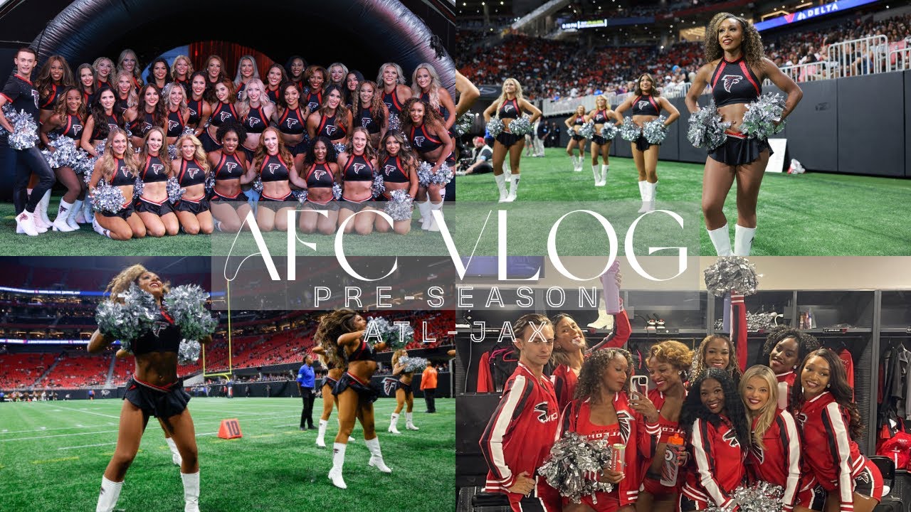 NFL Cheerleader Vlog| Pre-Season ATLvsJAX| GRWM, Locker Room BTS ...