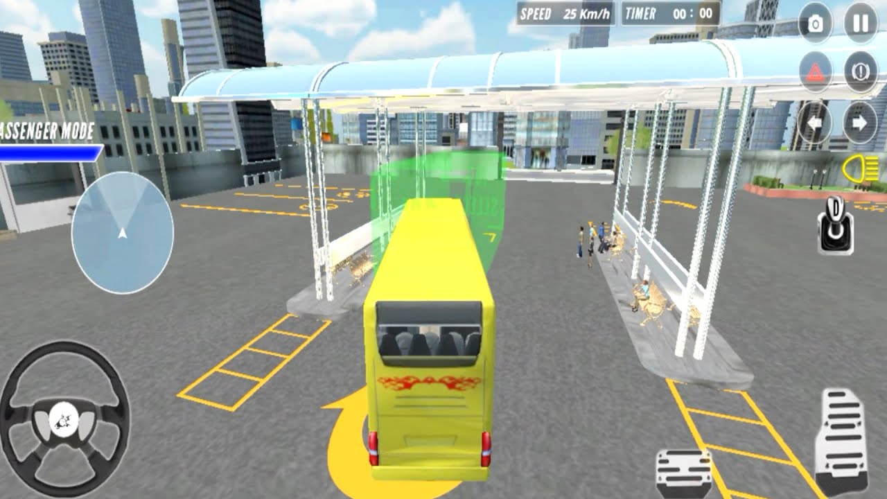 Transport passenger coach bus Gamev- Offline Bus simulator Game- Hilly ...