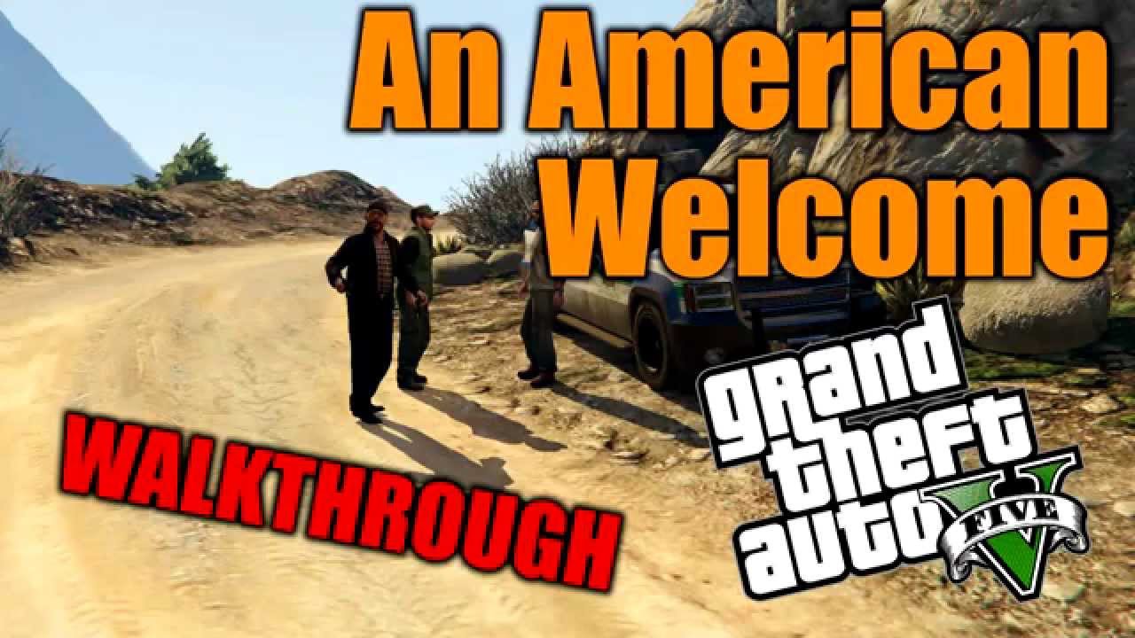 An American Welcome - GTA 5 sidemissions walkthrough - YouTube