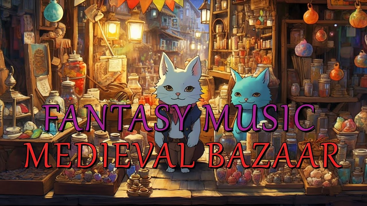 Enchanting Bazaar 🧙‍♂️🌌 A Journey into Fantasy Atmosphere - YouTube