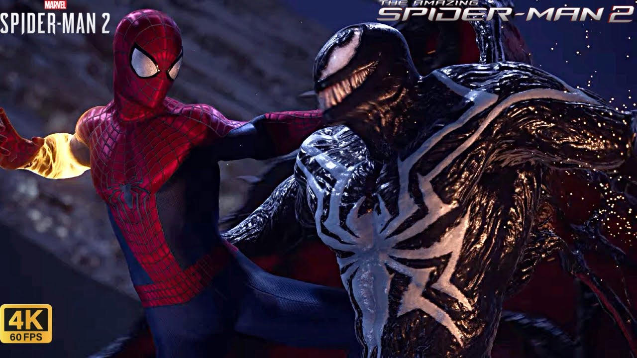 Peter and Miles Vs Venom with TASM 2 Suit -Marvel Spider-Man 2 4K 60FPS ...