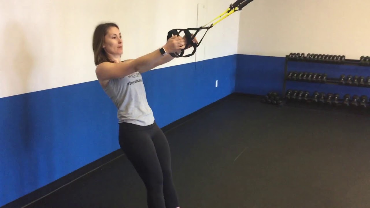 TRX Rear Delt Flye - YouTube