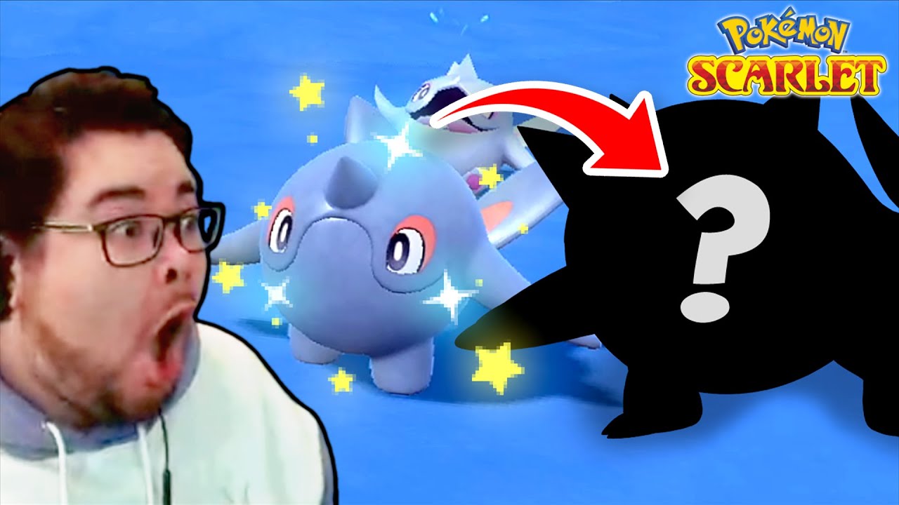 Shiny Reaction: Shiny Cetoddle & Shiny Cetitan in Pokémon Scarlet ...