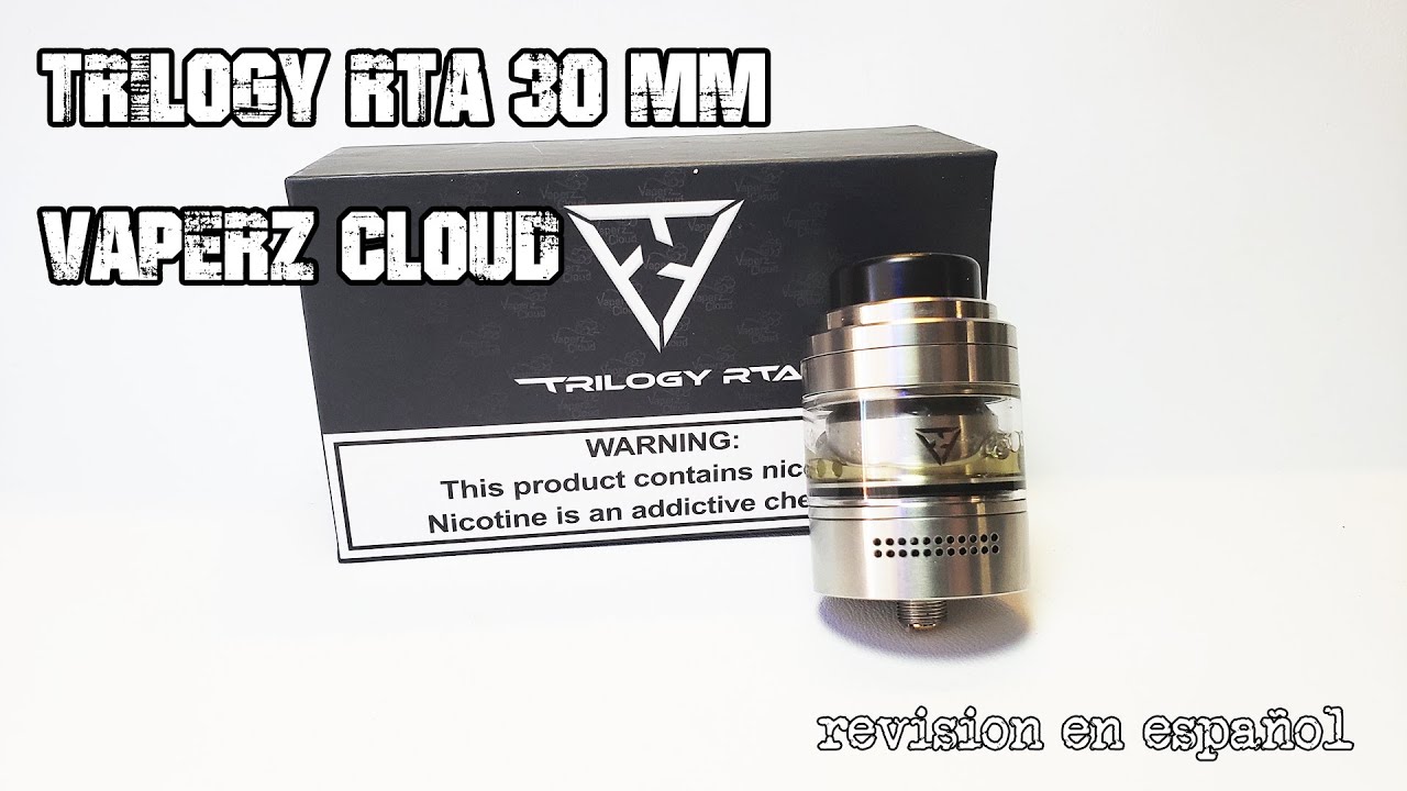 Trilogy RTA 30mm by Vaperz Cloud - YouTube