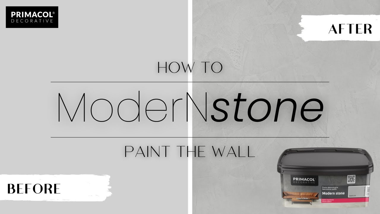 DIY | Primacol Decorative | Modern Stone paint | Instructional Video ...