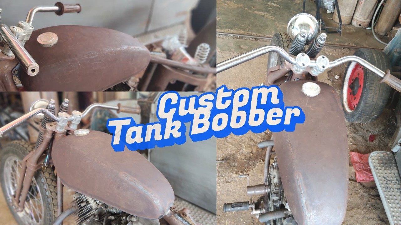 A Completely Handmade Vanguard Chopper Tank Custom - YouTube