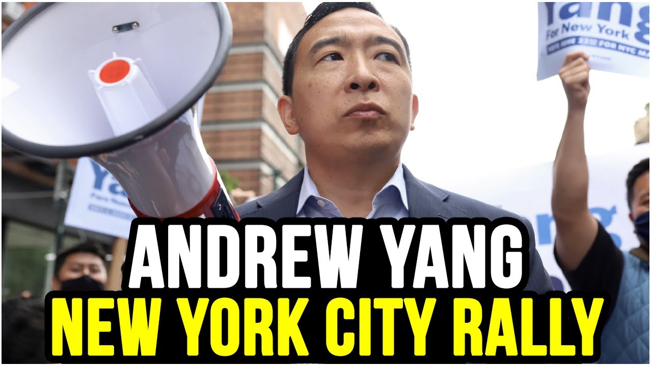 LIVE: Andrew Yang New York City Rally for Change | June 13th 2021 - YouTube