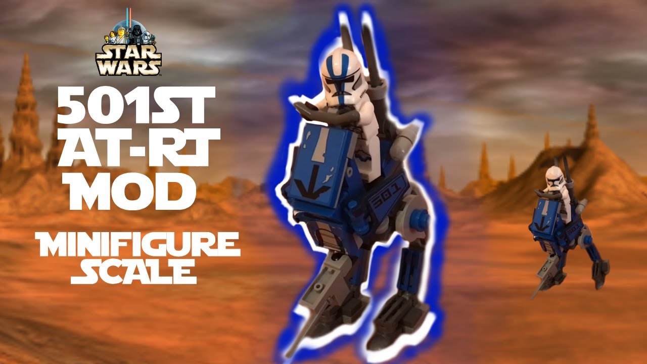 Custom Lego AT-RT (Minifigure Scale) | How to Build - YouTube