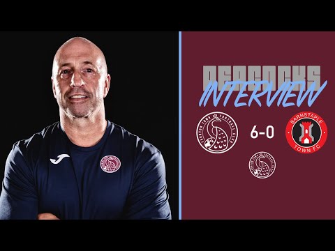 ROB DRAY & CONOR HARTLEY INTERVIEW: TAUNTON TOWN 6-0 BARNSTAPLE TOWN ...