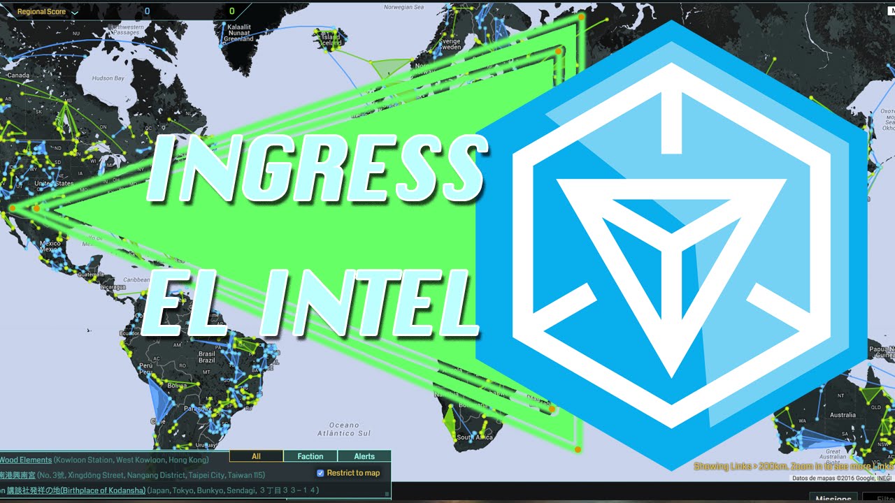 Ingress. El mapa de inteligencia (intel) - YouTube