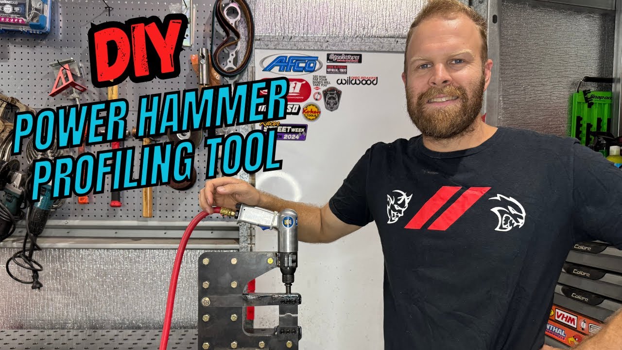 New DIY power hammer profile fabrication tool - YouTube
