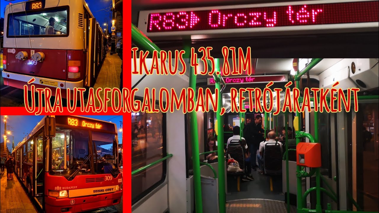 Búcsúra rá 2 évvel újra lehetett utazni az Ikarus 435T-vel, velem volt ...