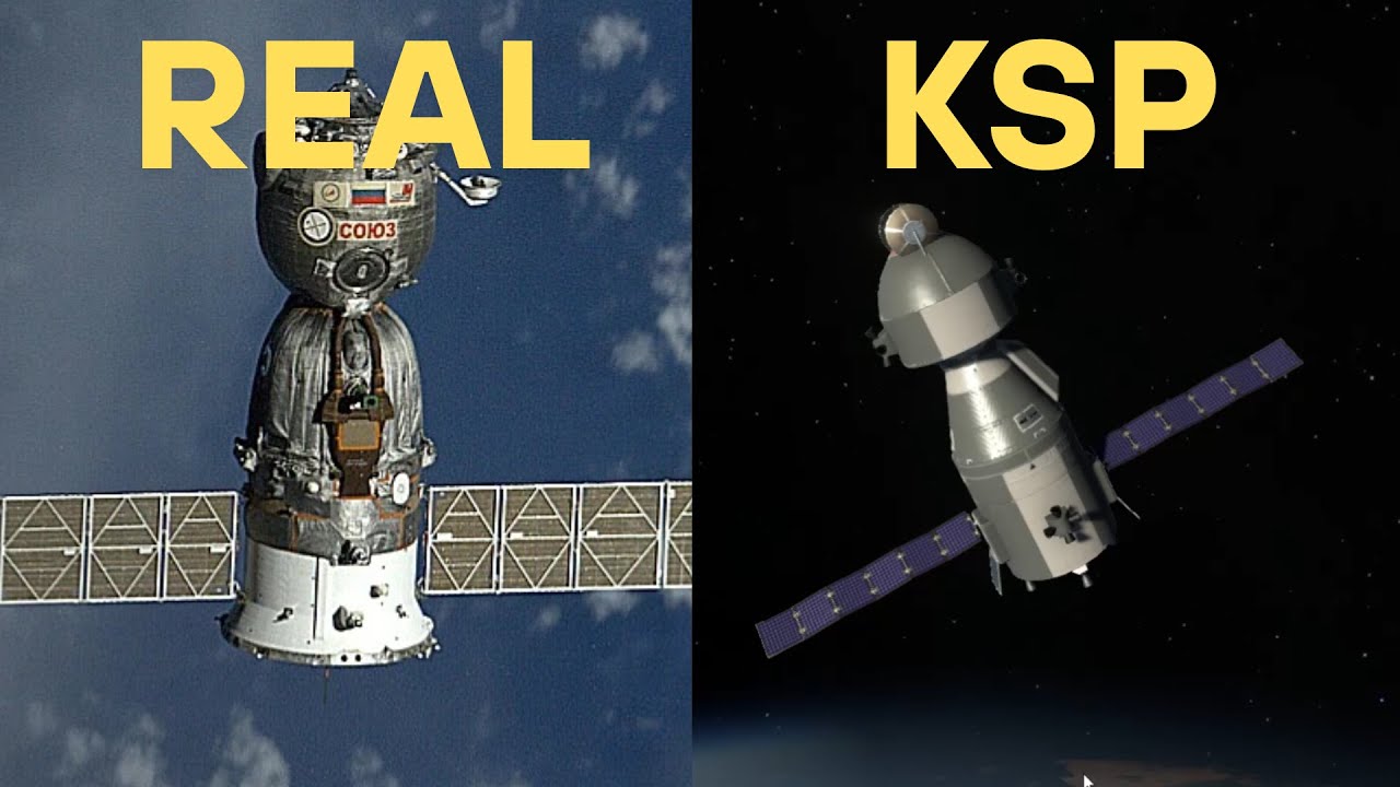 KSP 2: making the Soyuz space craft and putting it into orbit - YouTube