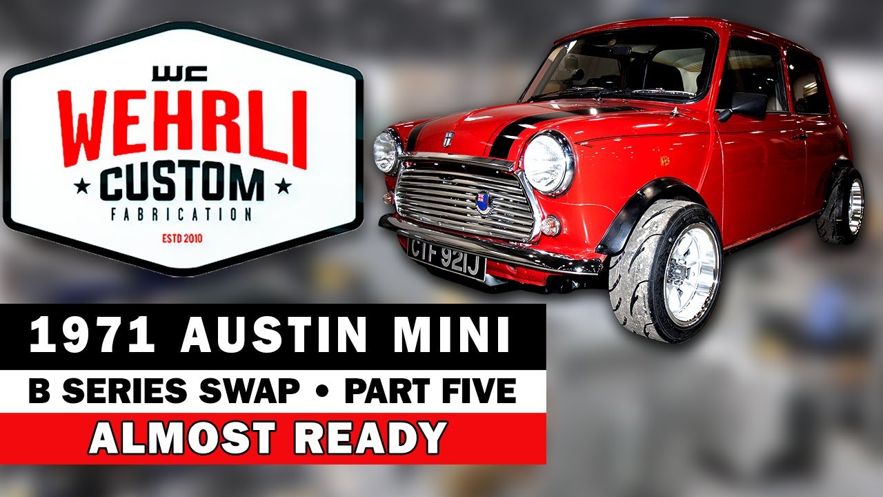 1971 Austin Mini B Series Swap - PART FIVE - YouTube