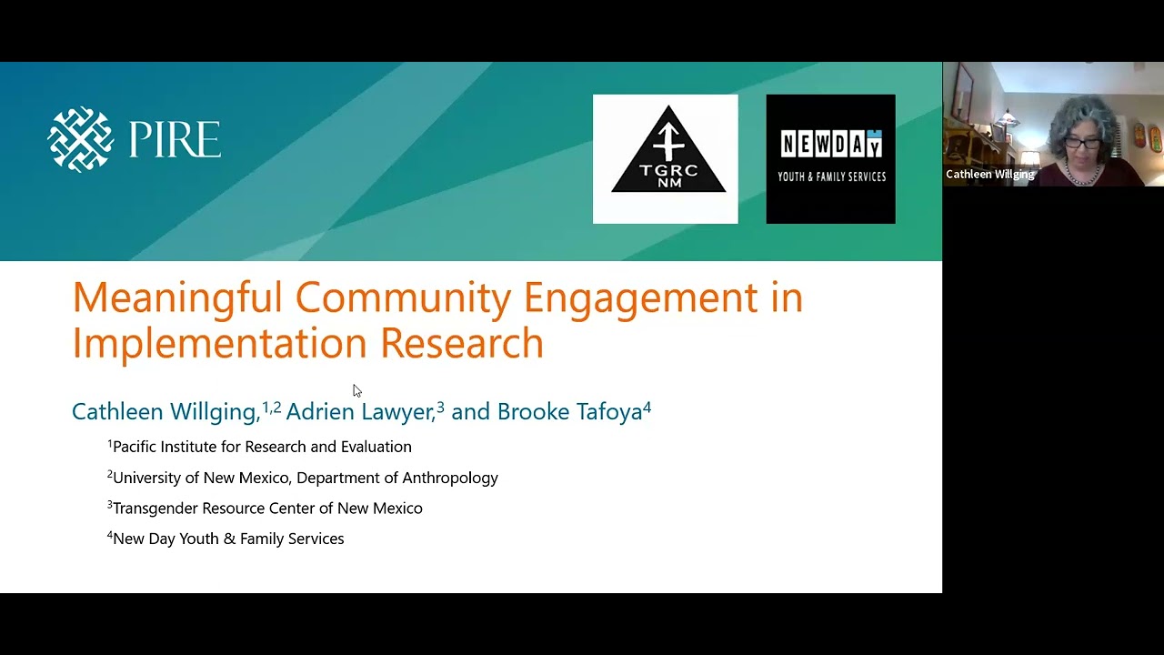 Session 6: Meaningful Community Engagement in Qualitative ...