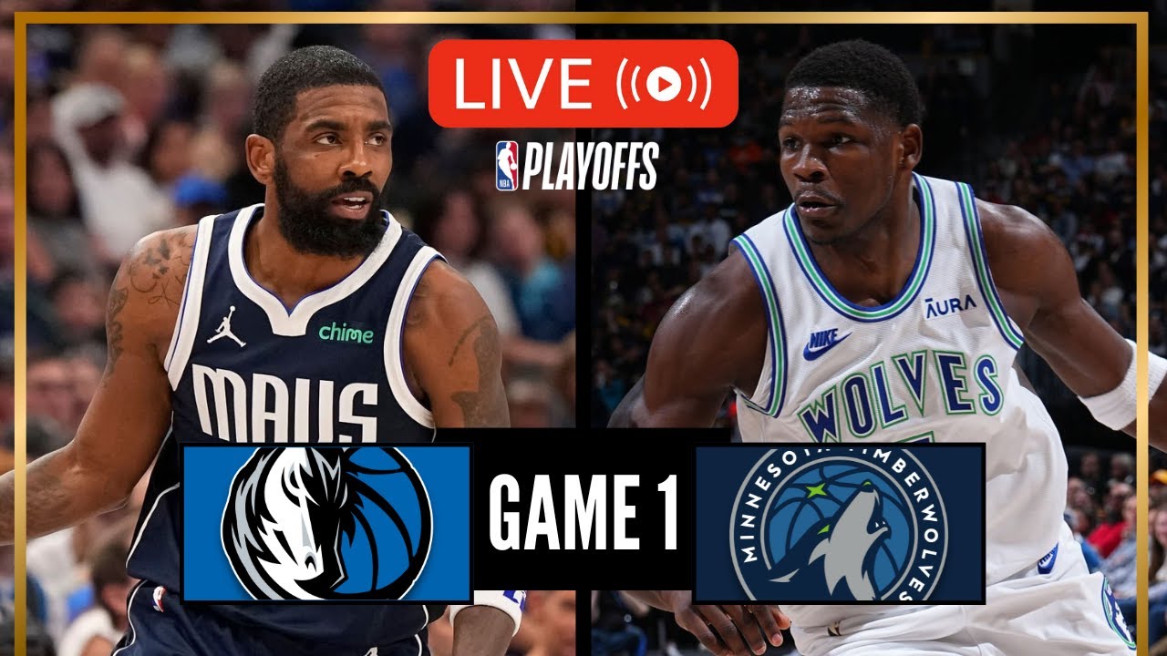 NBA LIVE! MAVERICKS vs TIMBERWOLVES GAME 1 | 2024 NBA PLAYOFFS | May 22 ...