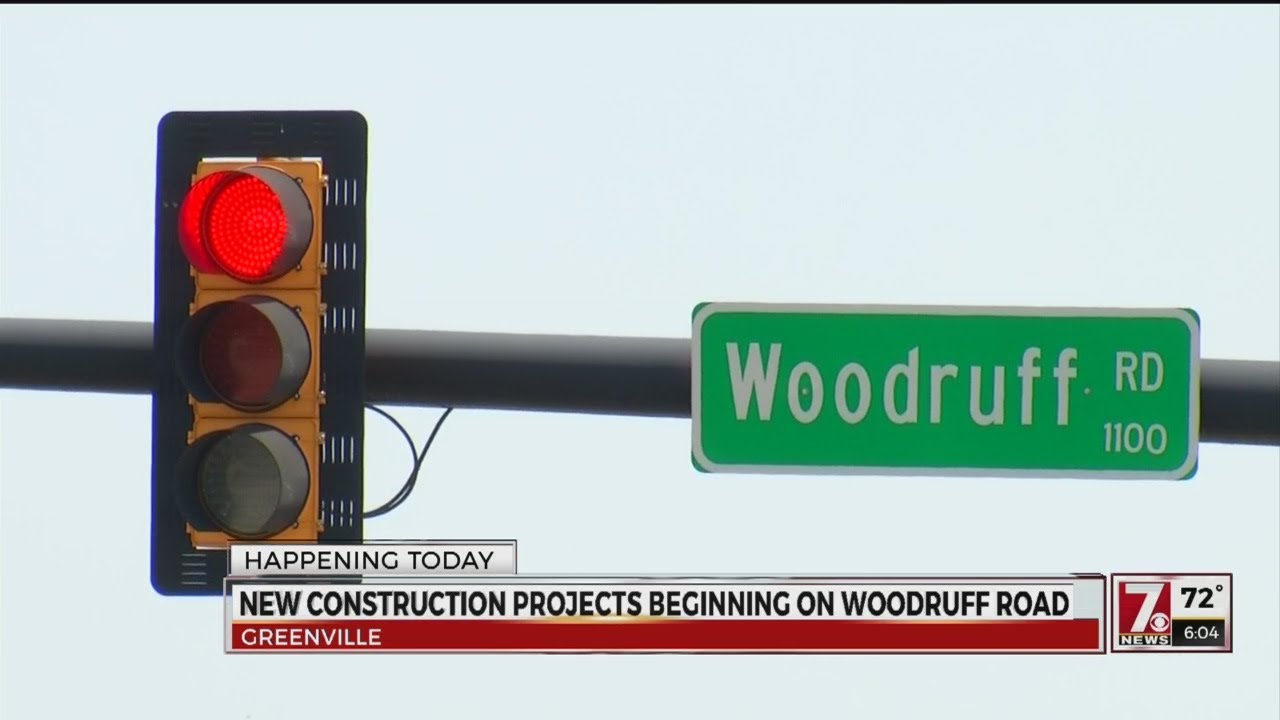 Construction projects beginning on Woodruff Road - YouTube
