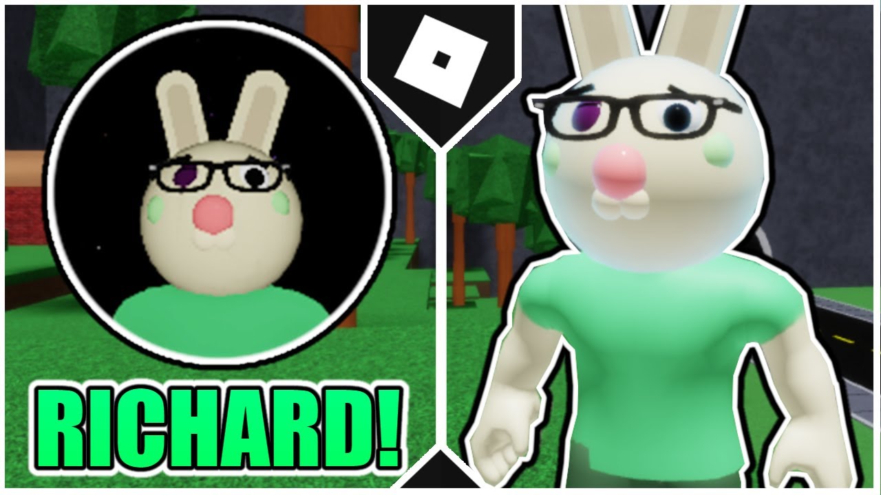 How to get the "RICHARD!" BADGE + RICHARD RABBIT MORPH in PIGGY RP ...