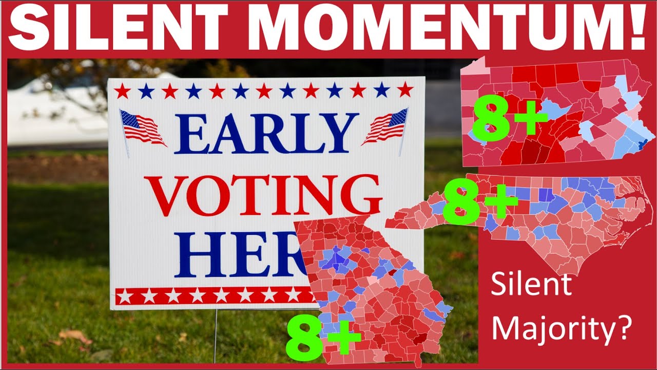 SILENT MOMENTUM! | Early voting OFFICALLY STARTS as Early Voting ...