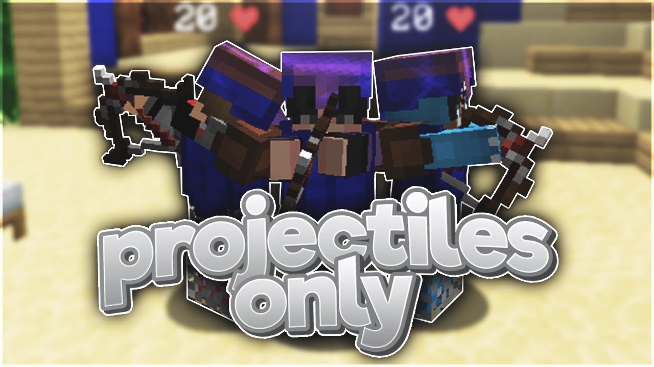 Minecraft Bedwars but we can ONLY Use Projectiles to WIN.. - YouTube