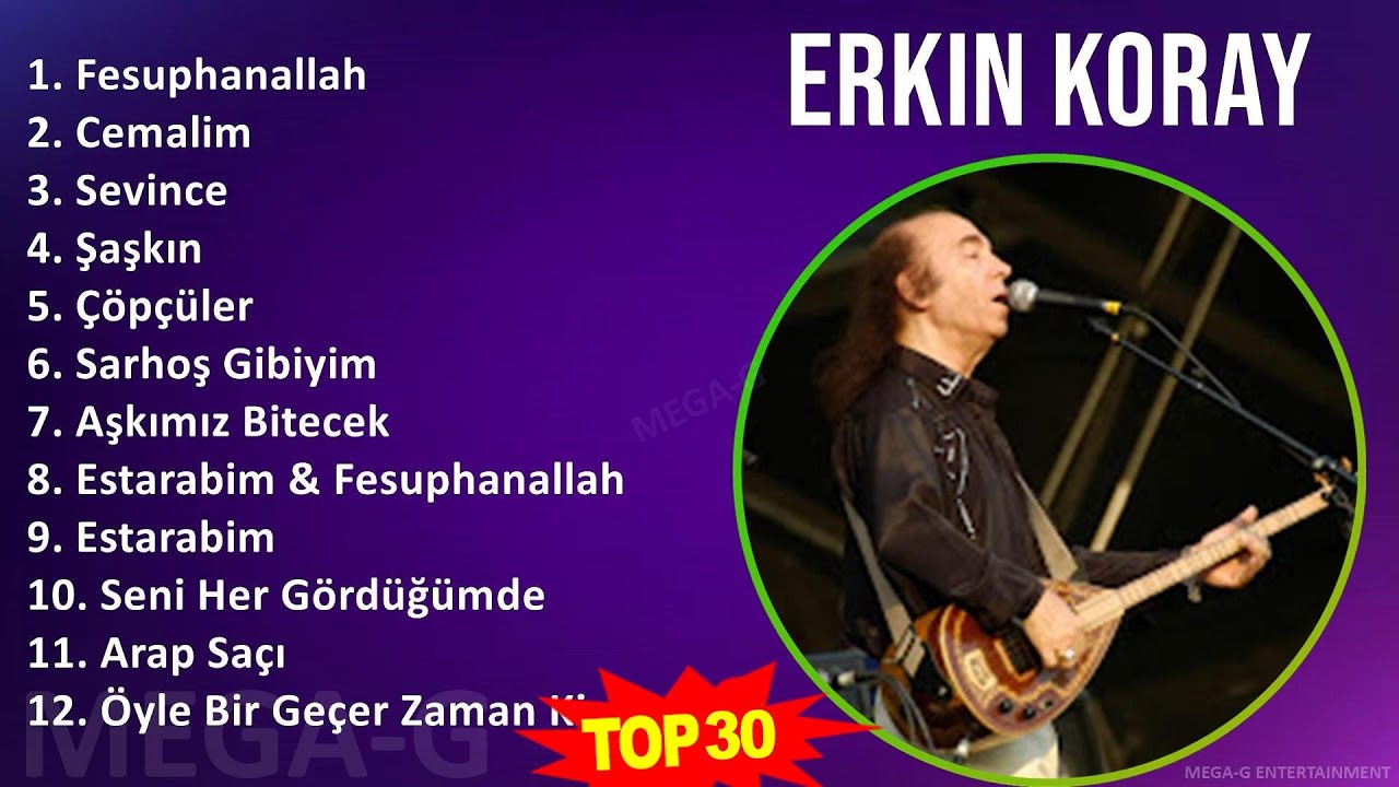 E r k i n K o r a y MIX En Çok Dinlenen Şarkılar ~ 1960s Music ~ Top ...