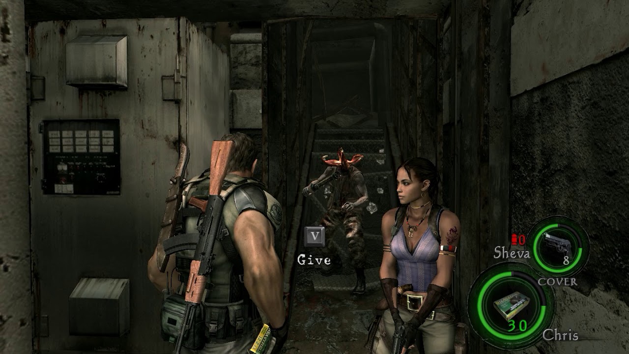 Resident Evil 5 - The Base Majini That wouldn't Die - YouTube