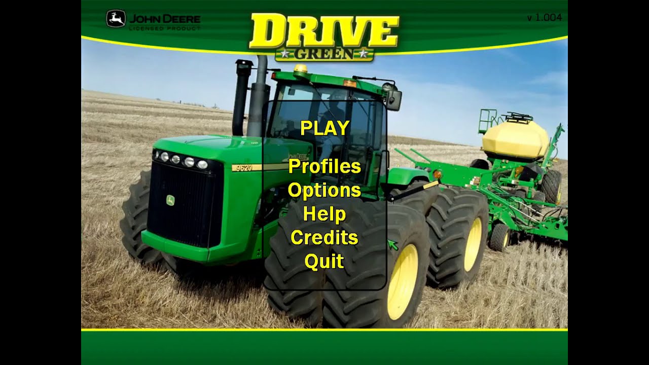Gameplay of John Deere Drive Green - YouTube