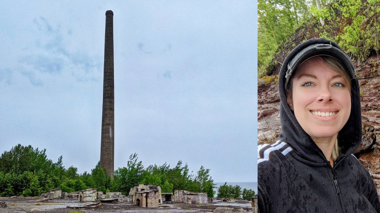 Exploring Champion Stamp Mill Ruins Freda, MI - YouTube