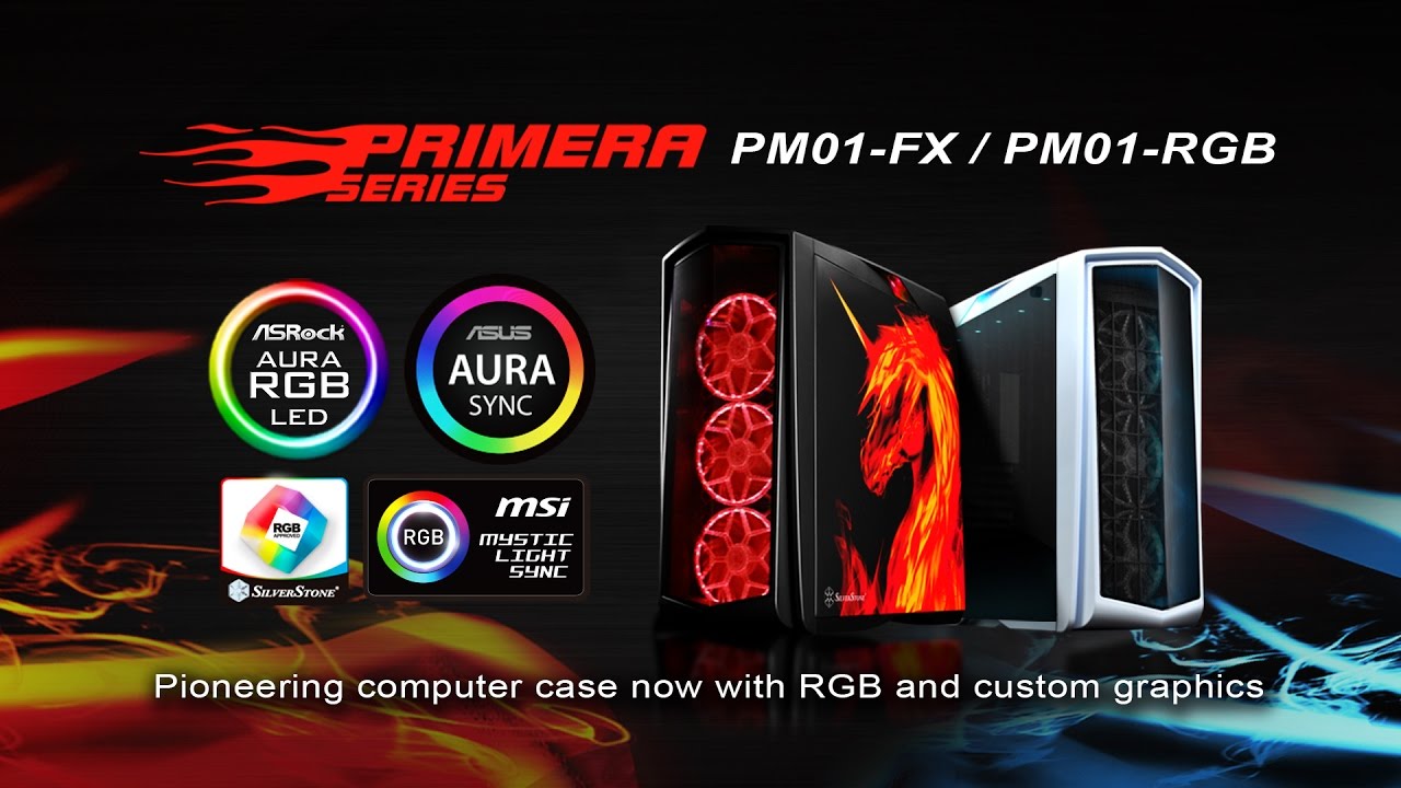 SilverStone Primera Series PM01-RGB ATX Tower Case - YouTube