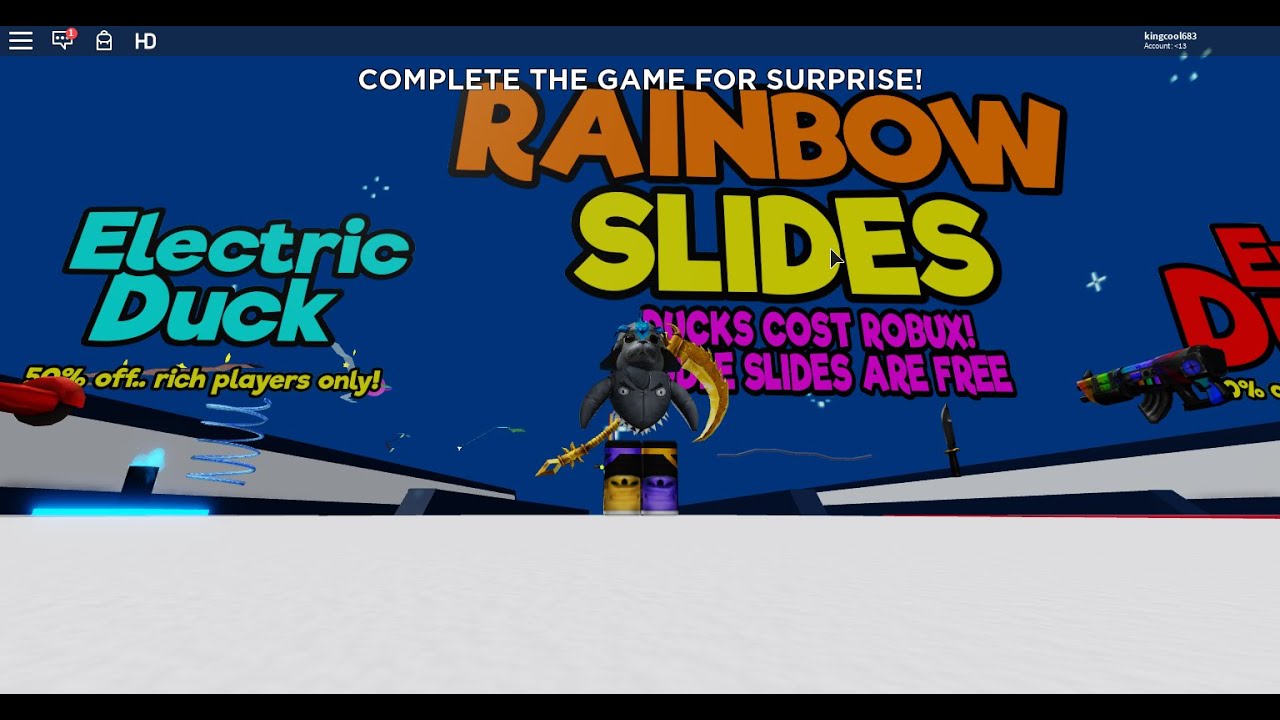 Roblox Rainbow box slides!? - YouTube