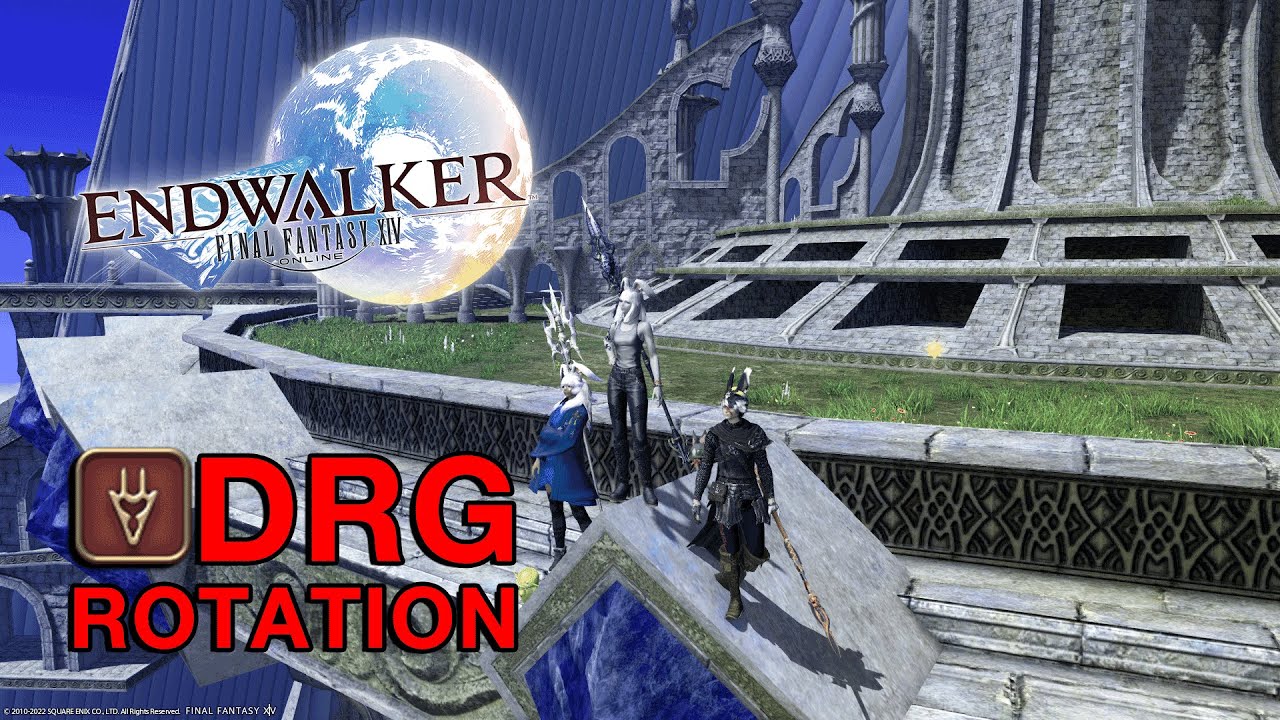 FFXIV - Dragoon Rotation Endwalker 6.1 - YouTube