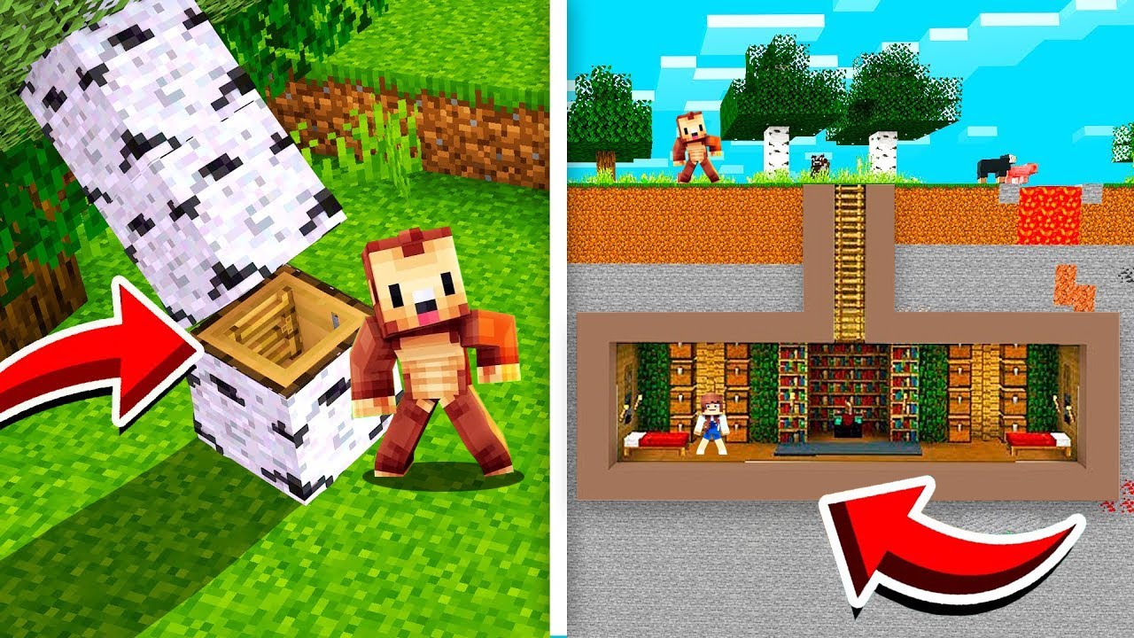 JE DECOUVRE LE BUNKER SECRET DE BOUBOU SUR MINECRAFT - YouTube