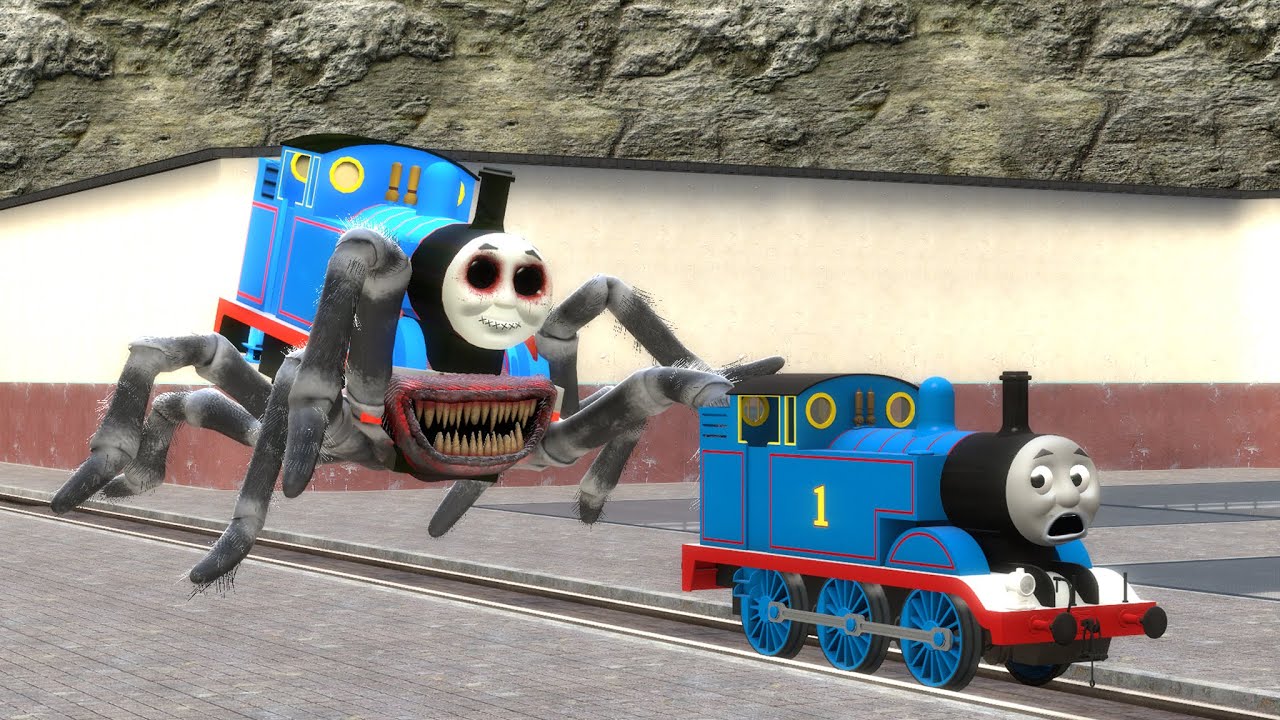 Building a Thomas Train Chased By Cursed Thomas and Friends,Thomas ...