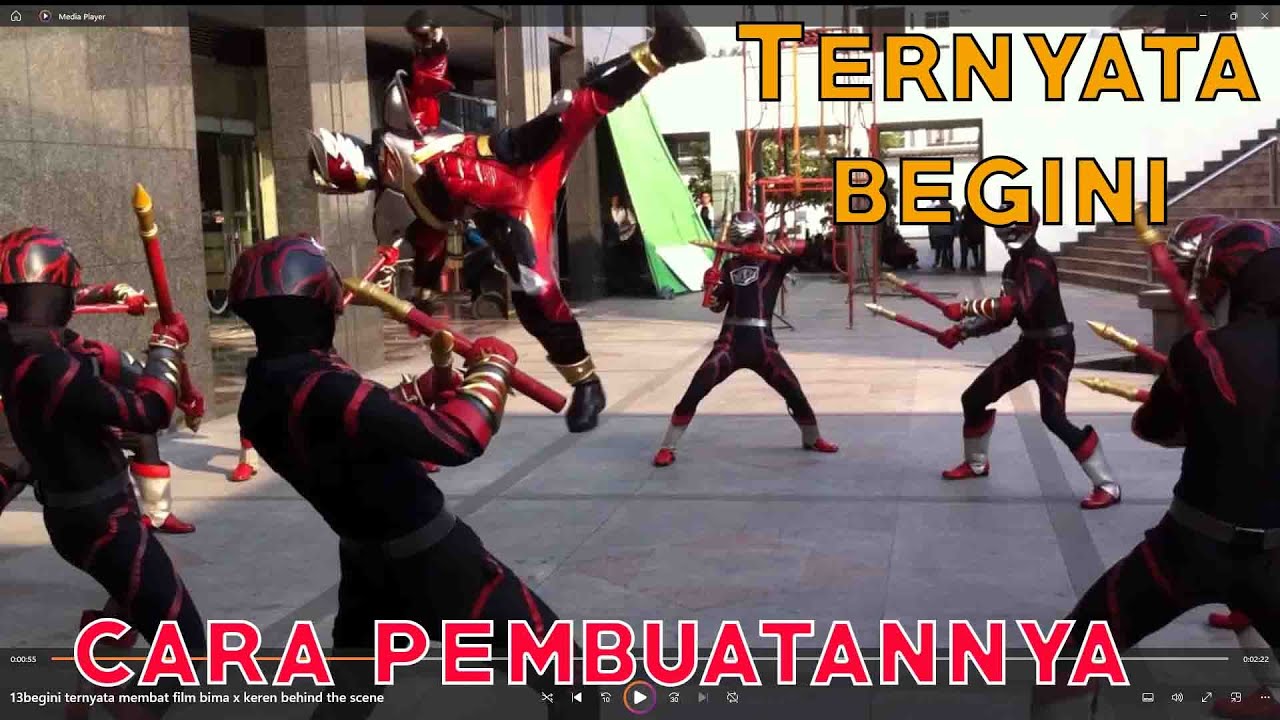 bima x begini ternyata membuat film bima x keren || behind the scene ...
