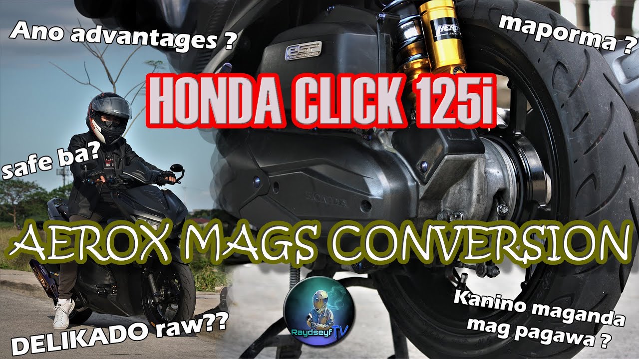 Honda Click: Aerox Mags Conversion | Need-To-Know - YouTube