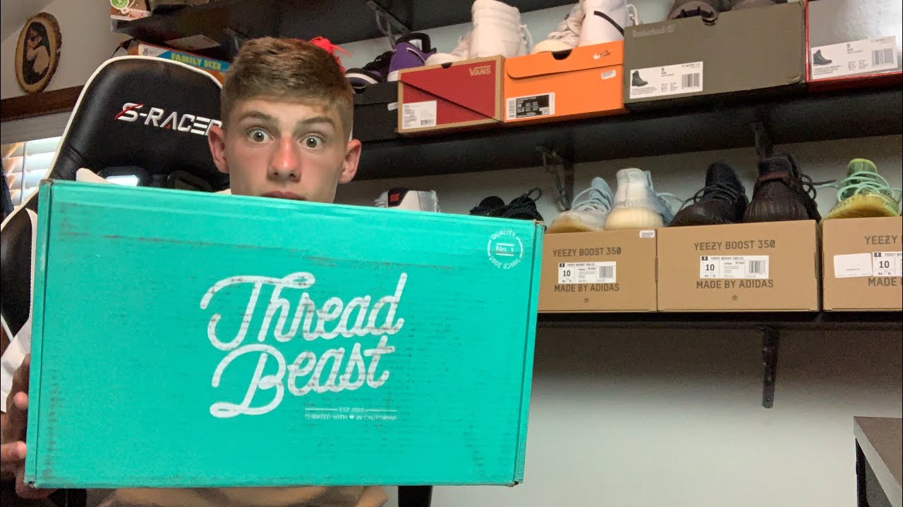THREADBEAST PREMIUM UNBOXING!!!!!!!! I GOT A SHOE - YouTube