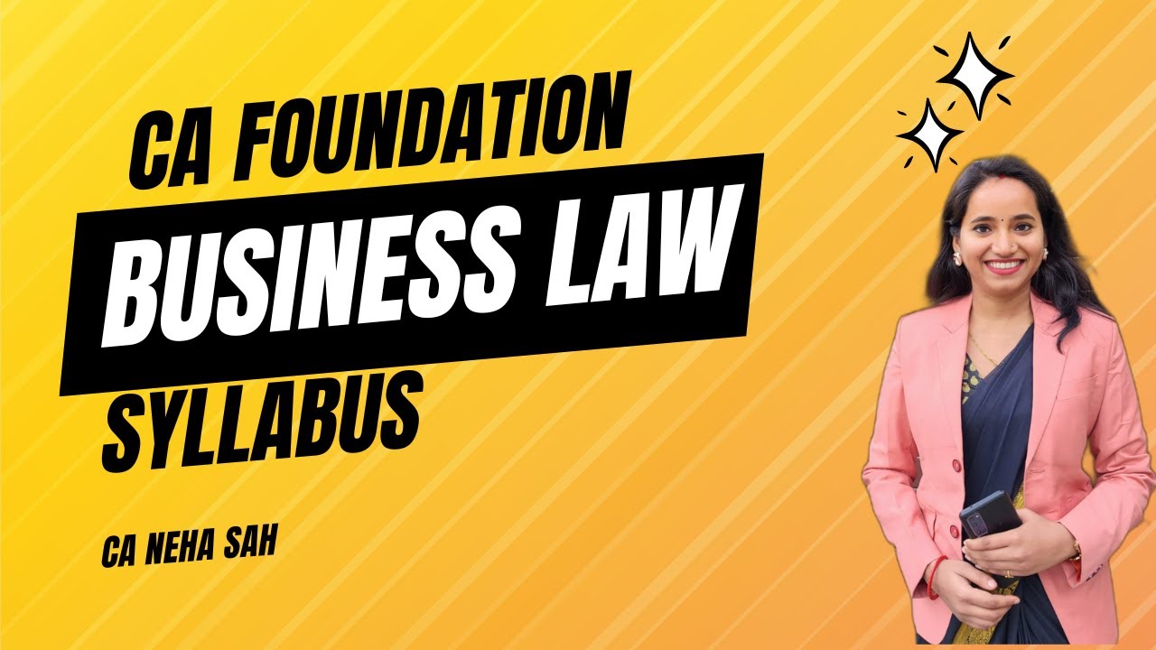CA Foundation overview CA Neha Sah | CA Exam | Syllabus | Overview | CA ...