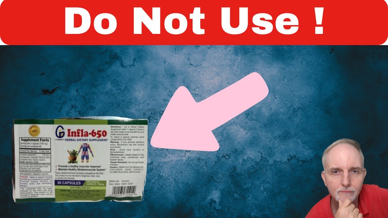 Here's why You Should Avoid Infla-650 Supplements ‼️⚠️ - YouTube